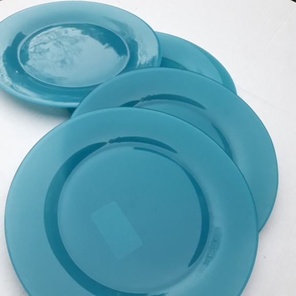 arc france | Dining | Vintage Dishes Arc France Plates Set Of 4 Teal ...